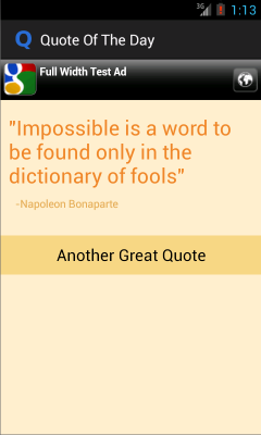 “Quote Of The Day” – a Free Android app you must try :) – SUDOBITS Blog