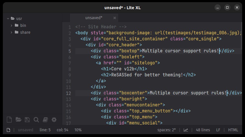 Meet the Lite XL Text Editor – SUDOBITS Blog