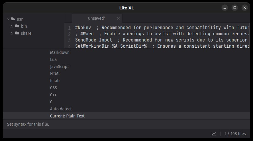 Meet the Lite XL Text Editor – SUDOBITS Blog